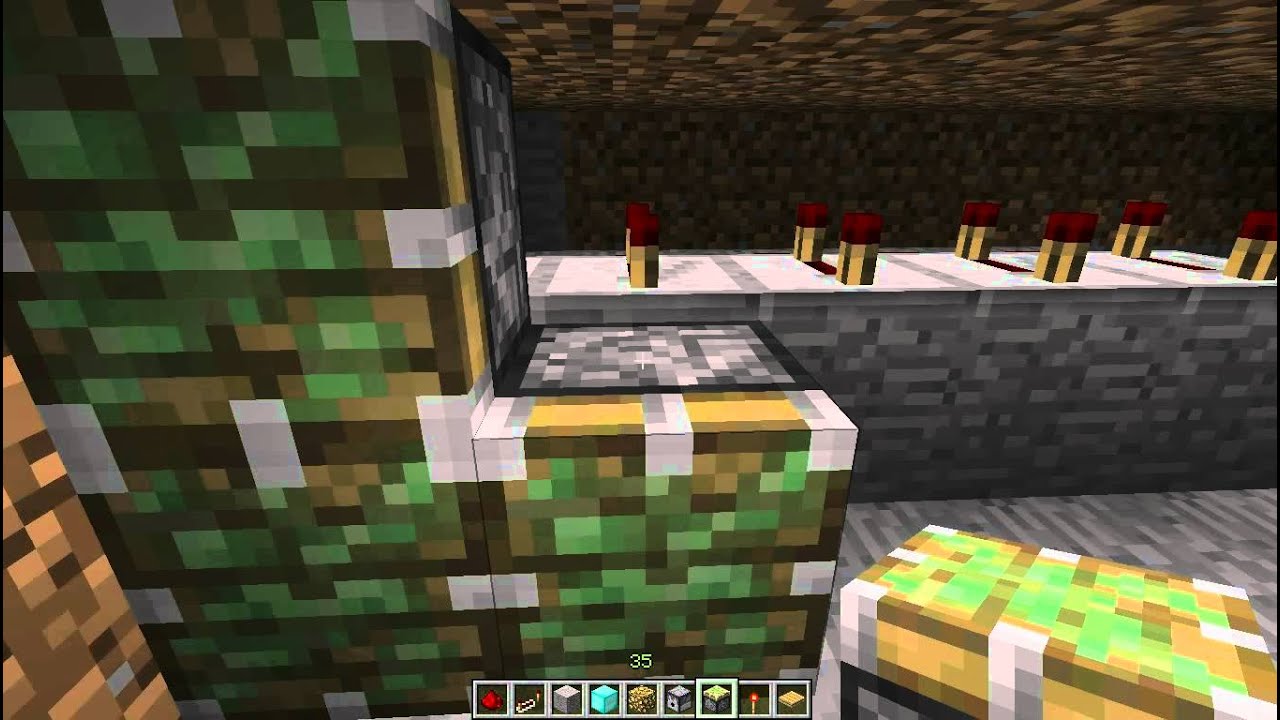 Minecraft redstone past - Motion sensor trap - 1. díl [TUT] - YouTube