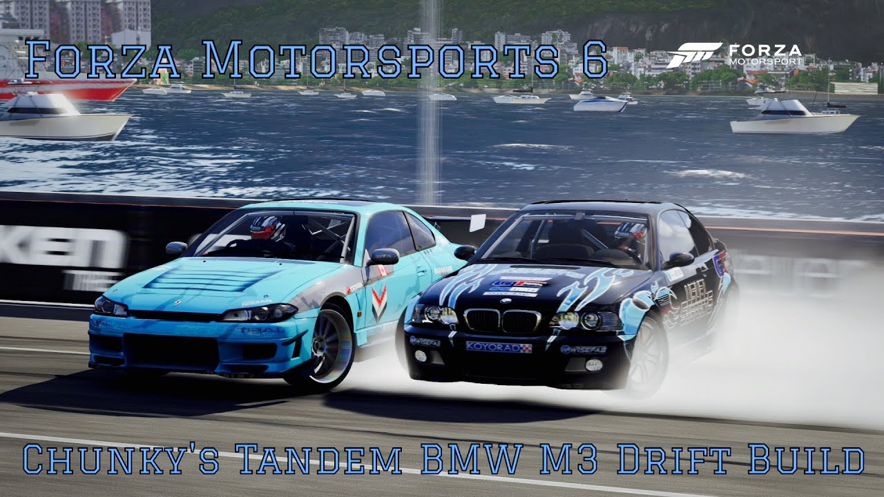 Chunky's Tandem BMW Drift Build Forza Motorsports 6 - YouTube