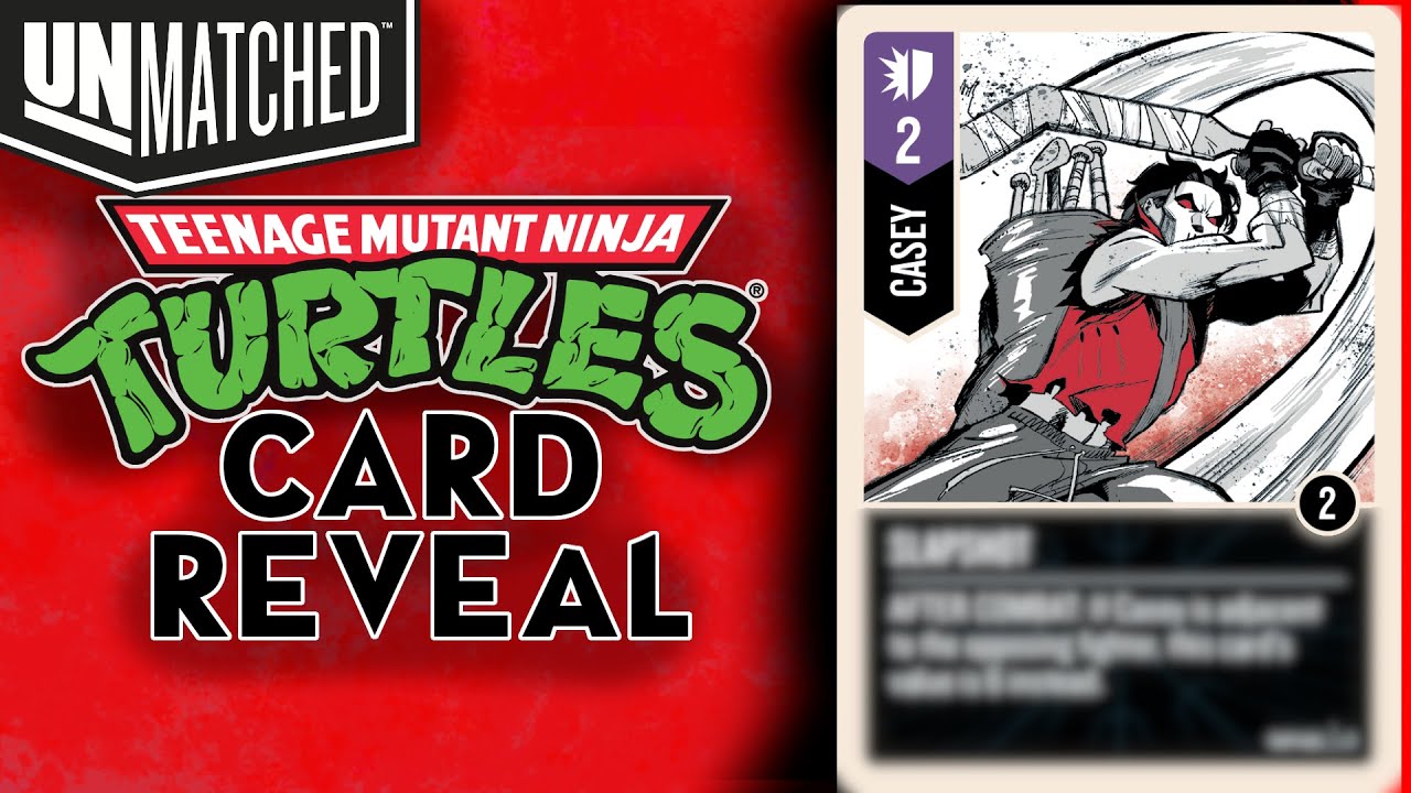 Unmatched TMNT Card Reveal - YouTube