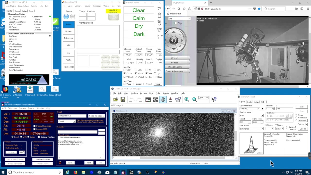 Observatory Shutdown Using ACP Scripting - YouTube