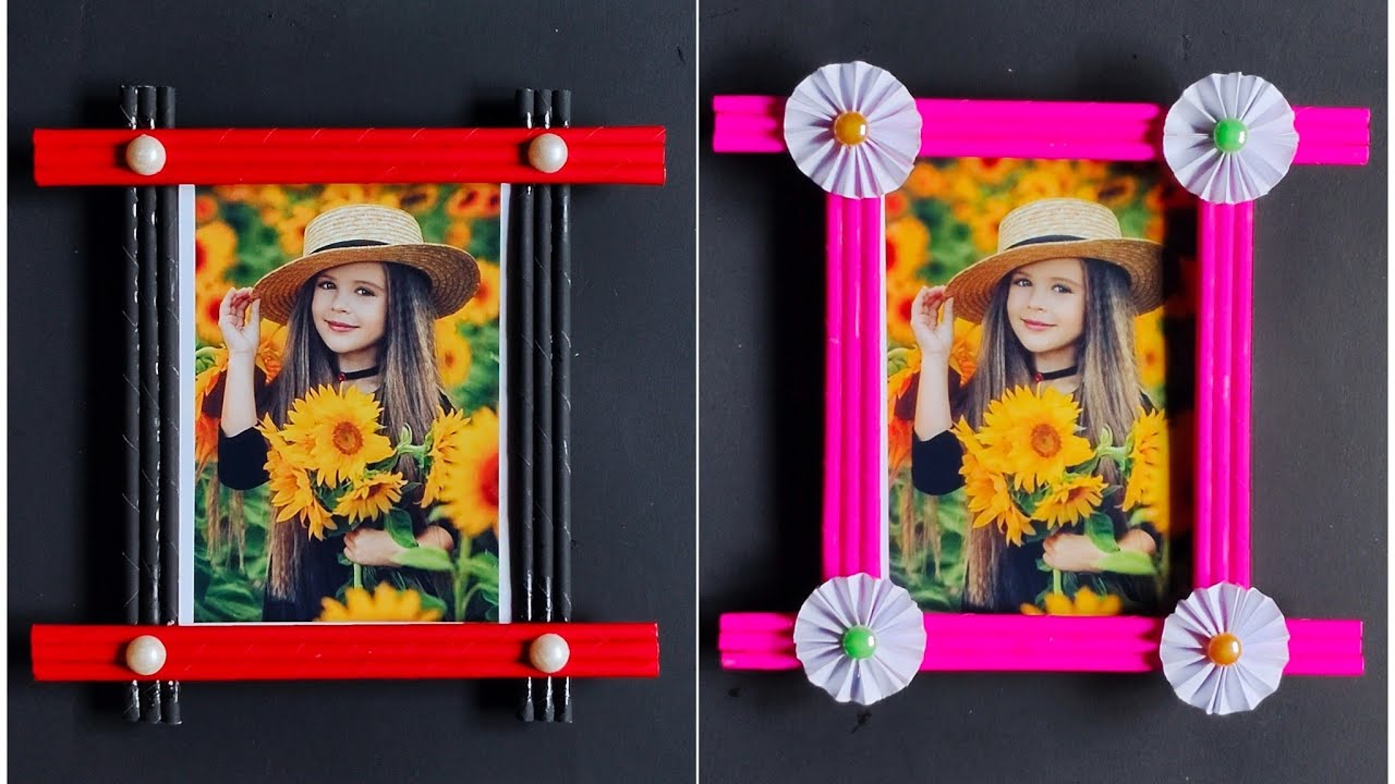 Unique And Quick Photo Frame Making Ideas | Handmade Picture Frame ...