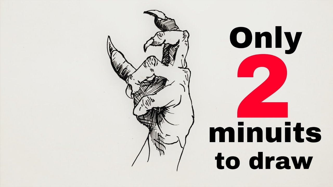 How to draw Human Hands easily | Pencil sketch | Refine Art - YouTube