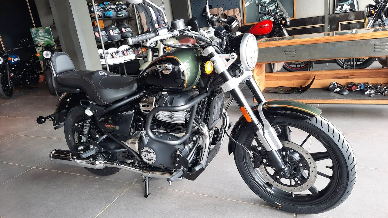 Royal Enfield | Super Meteor 650 | Interstellar Green | Touring Seat # ...