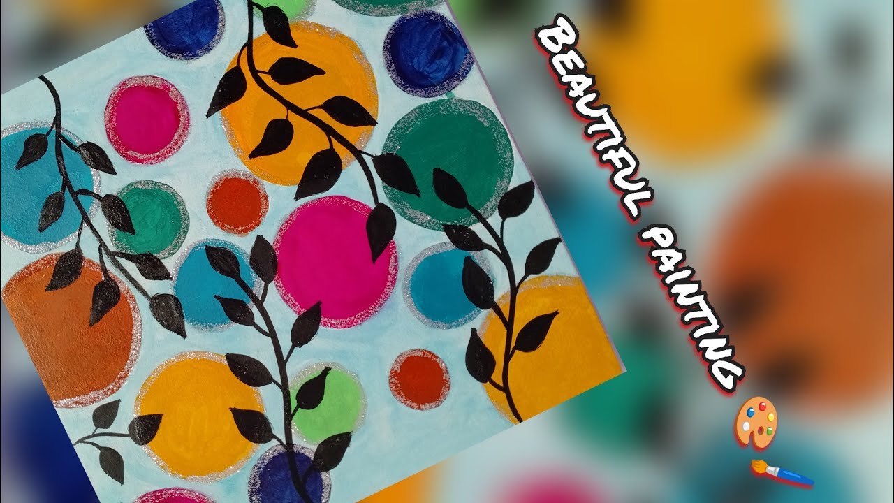 Beautiful painting 🎨🖌️|| acrylic color|| handicraft Boulevard 👌 - YouTube