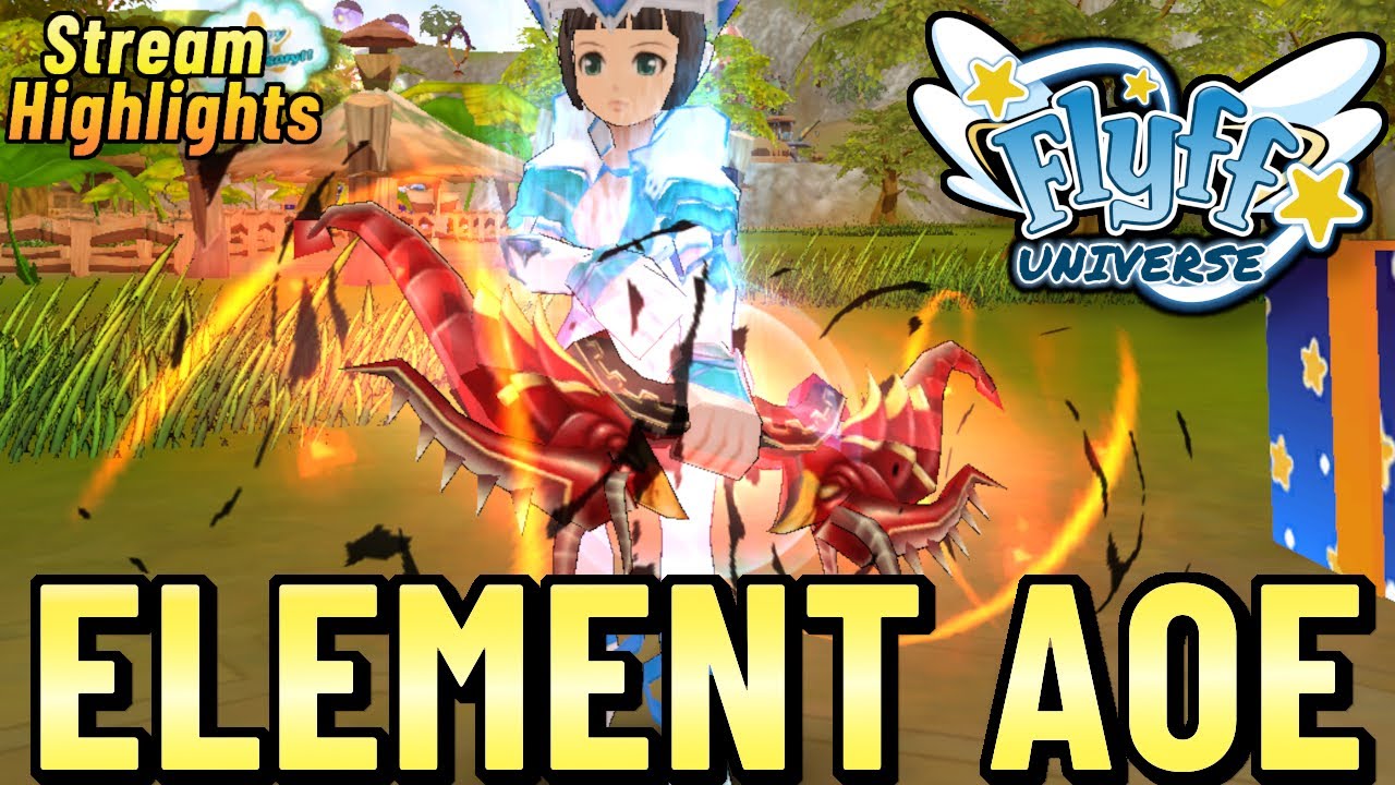 Sollten AOE Skills in Flyff Universe Element Effekte haben? - YouTube