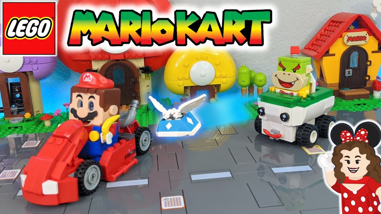 I Hate Those Blue Shells! // LEGO Mario Kart MOC with New 2021 Road ...