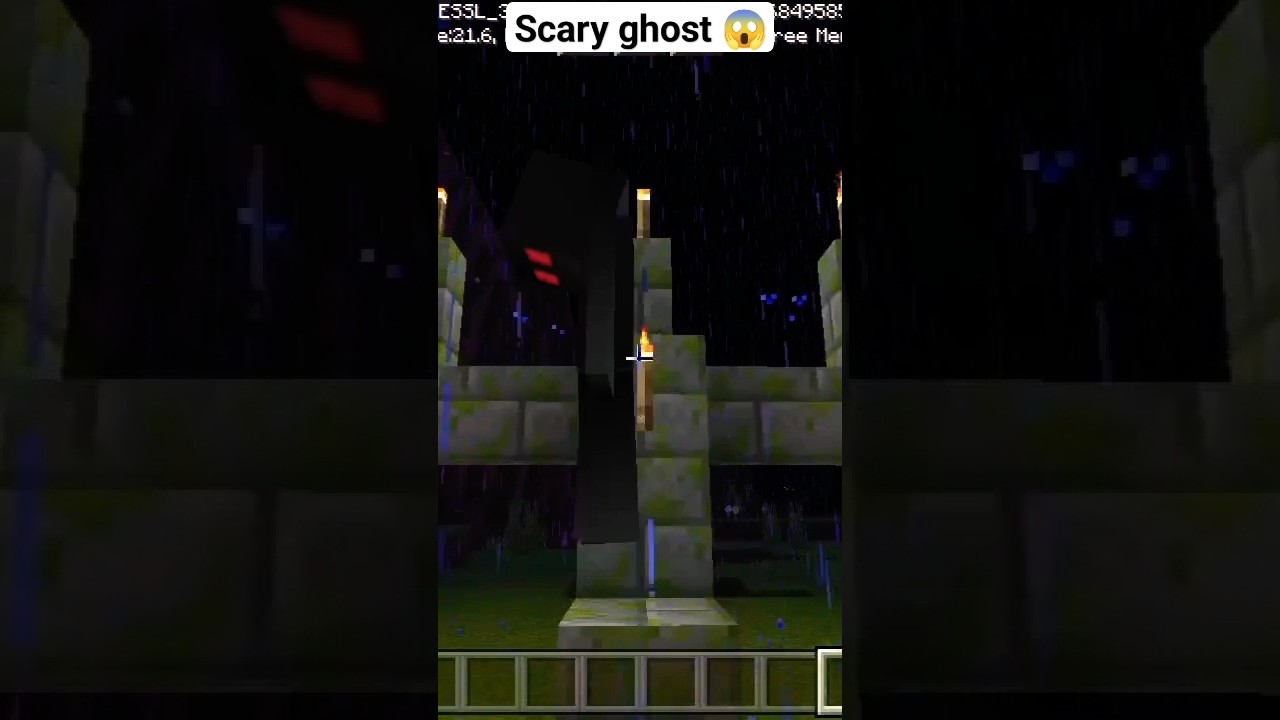 Scary ghost in Minecraft 😱|#shorts #viralshort #viral - YouTube