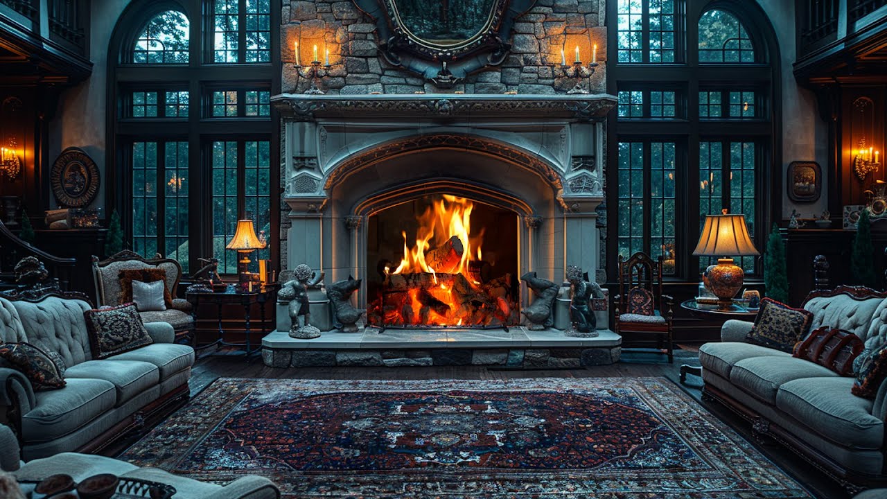 Relax Your Body And Mind With The Sound Of A Crackling Fireplace ...