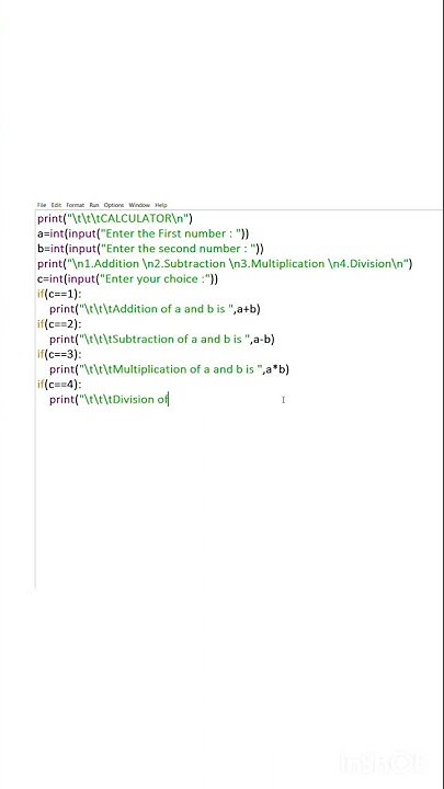 How To Create Calculator Using Python 😳 #shorts #python - YouTube