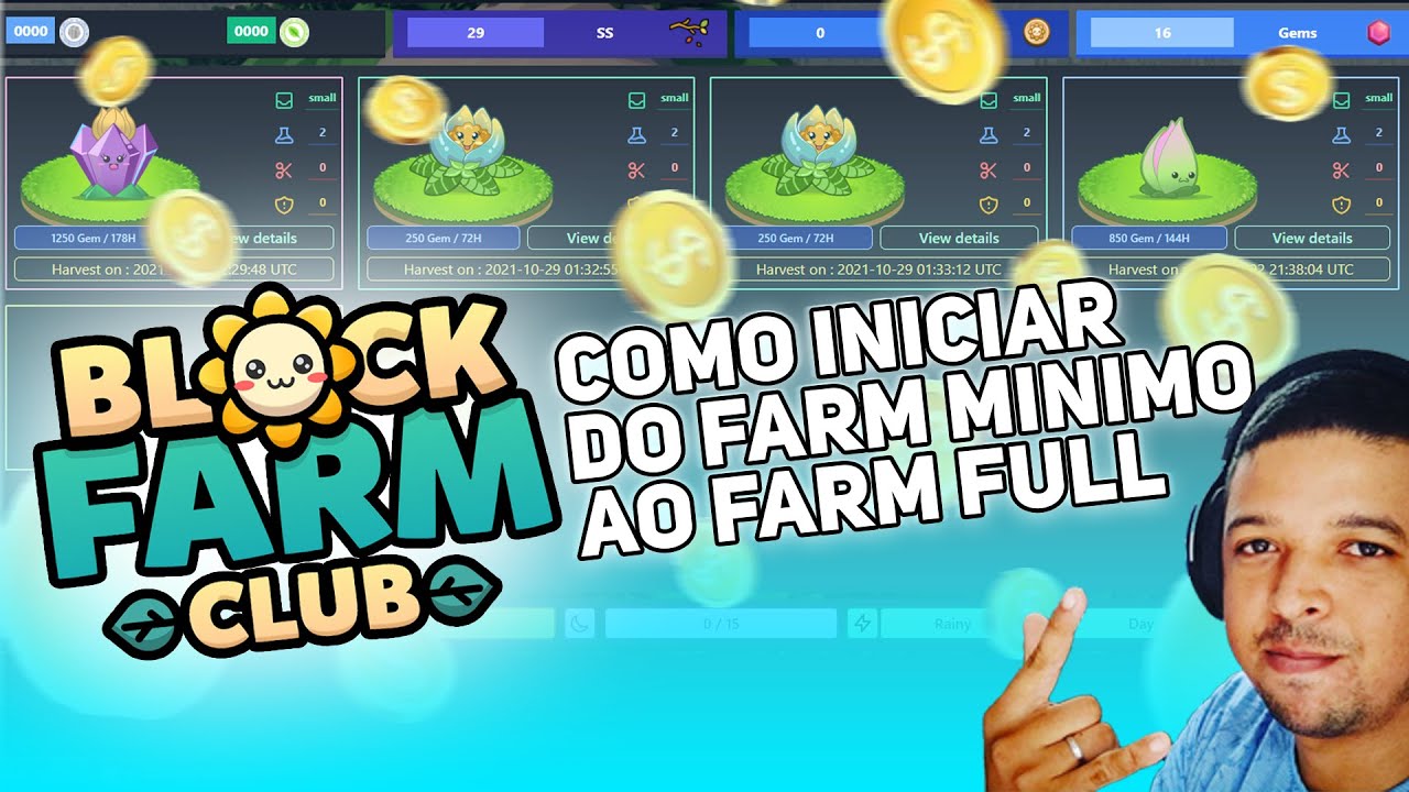 BLOCK FARM COMO INICIAR ? A MELHOR ESTRATÉGIA REVELADA !! ainda da ...