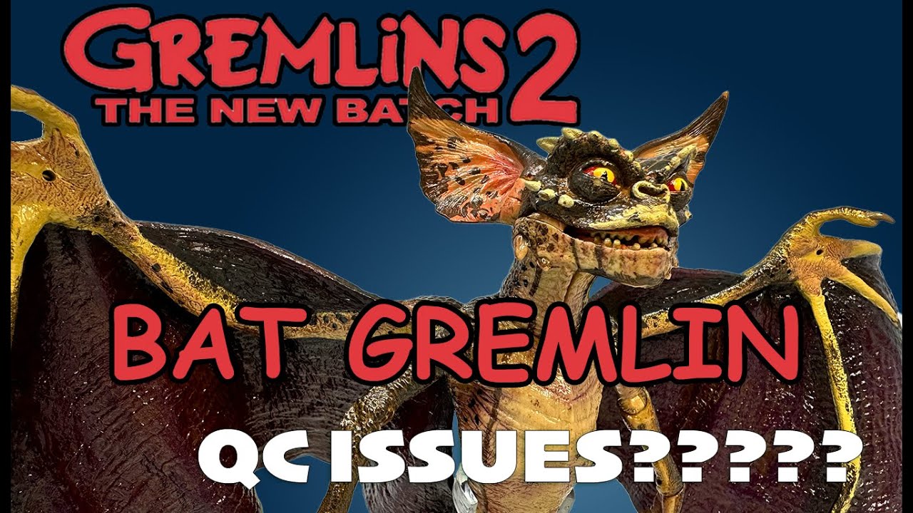 NECA GREMLINS 2 THE NEW BATCH BAT GREMLIN - YouTube
