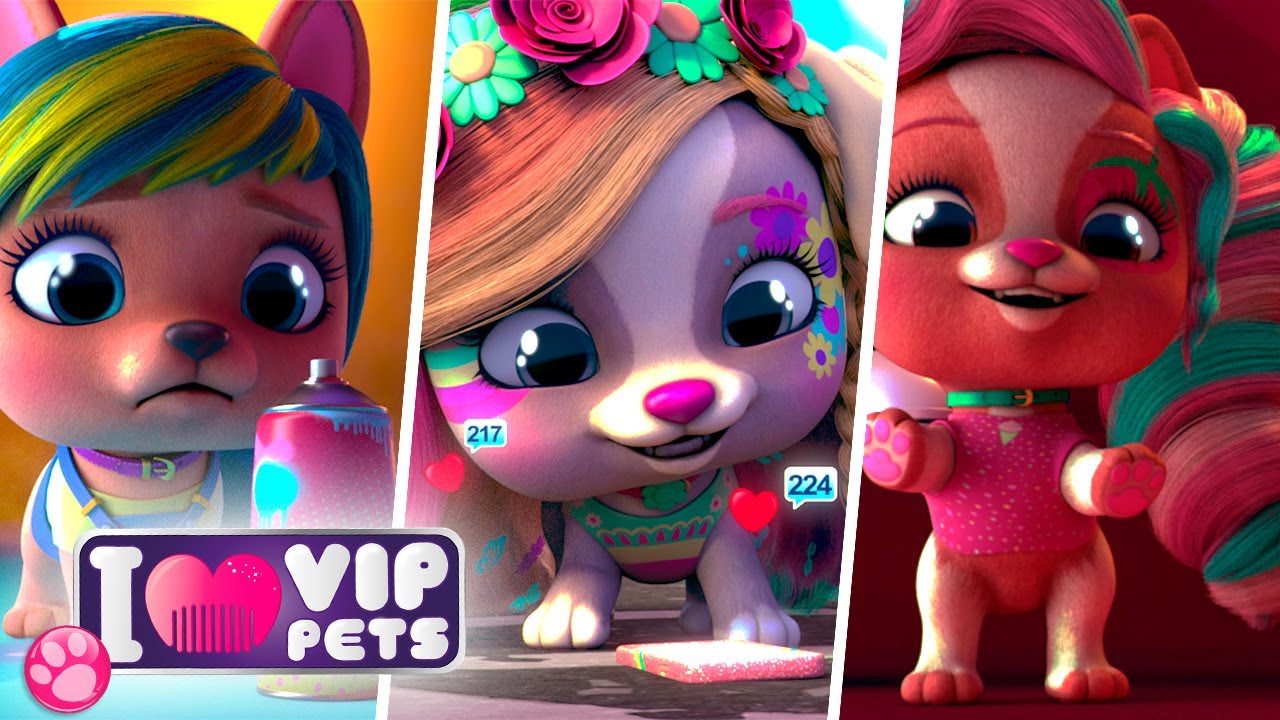 Χτενίσματα για πάρτι 💇‍♀️ VIP PETS 🌈 ΝΈΑ ΣΕΙΡΆ 💕 ΠΡΕΜΙΈΡΑ Κινούμενα ...