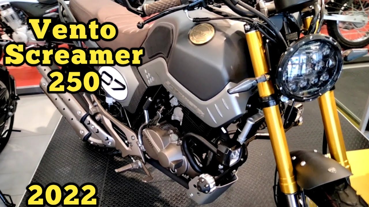 Nueva Vento Screamer 250 2022 // Diseño y calidad // Scrambler - YouTube