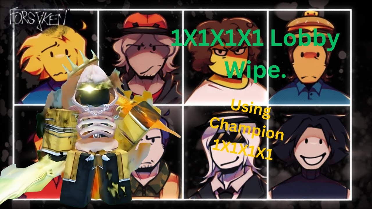 Roblox Forsaken 1X1X1 Lobby wipe. (2 Minutes 41 Seconds.) - YouTube