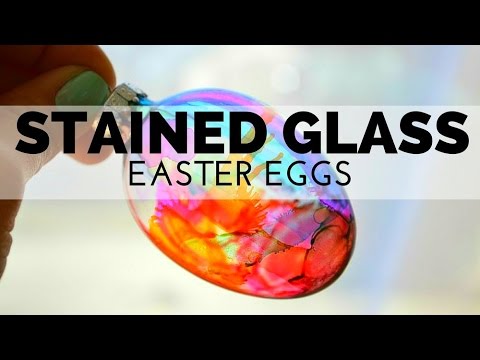 How to Make Stained Glass Easter Eggs - YouTube