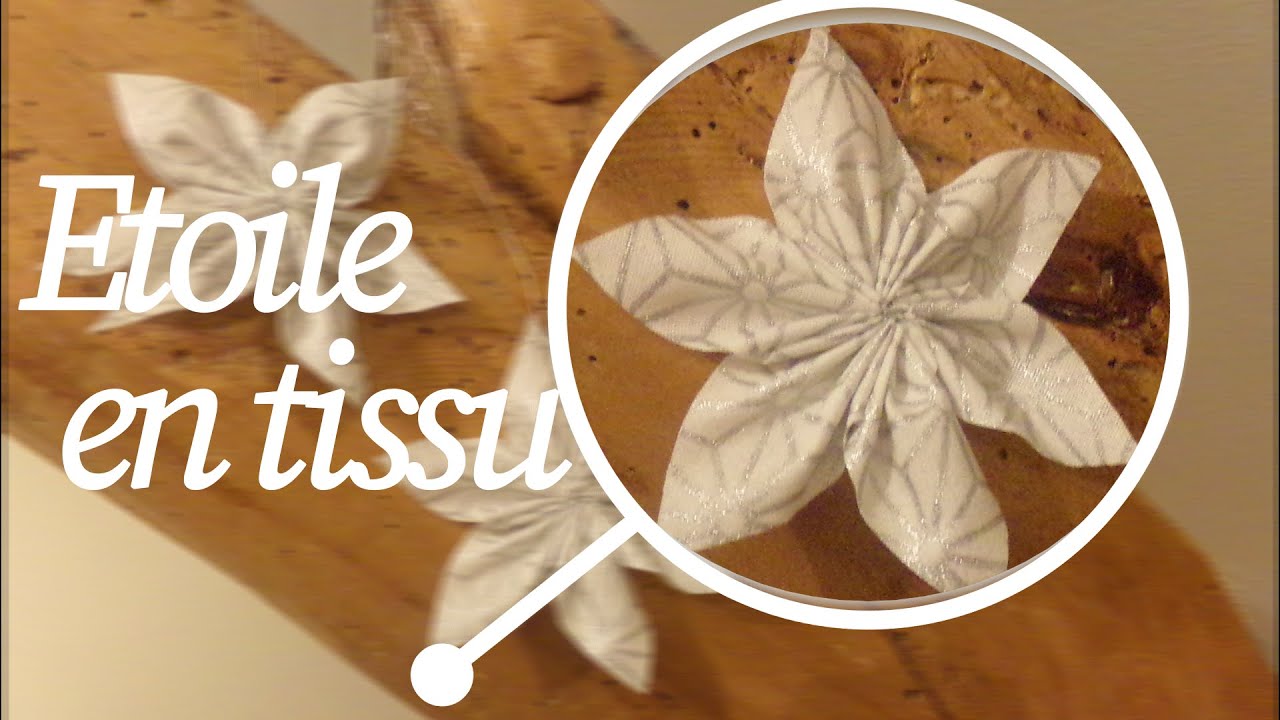 Tuto: coudre une étoile ☆ en tissu - Couture // calendrier de Noël jour ...