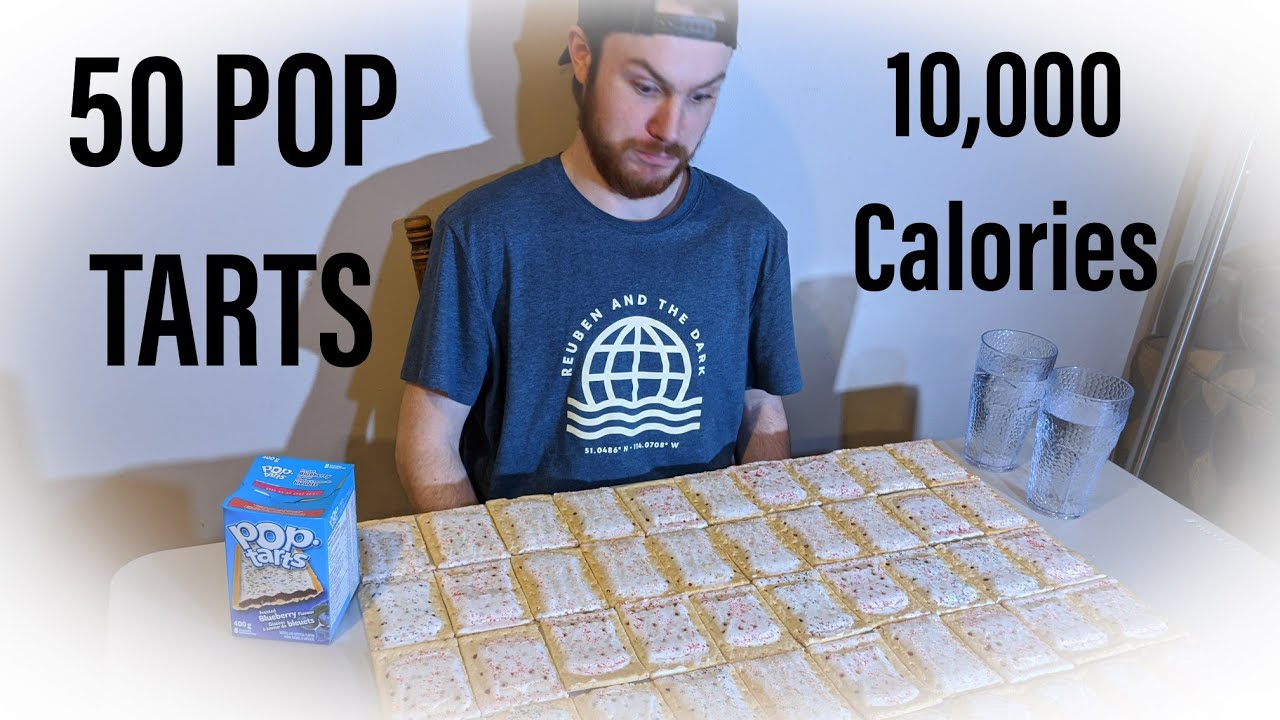 50 POP TART CHALLENGE!!! 10,000 CALORIES - YouTube