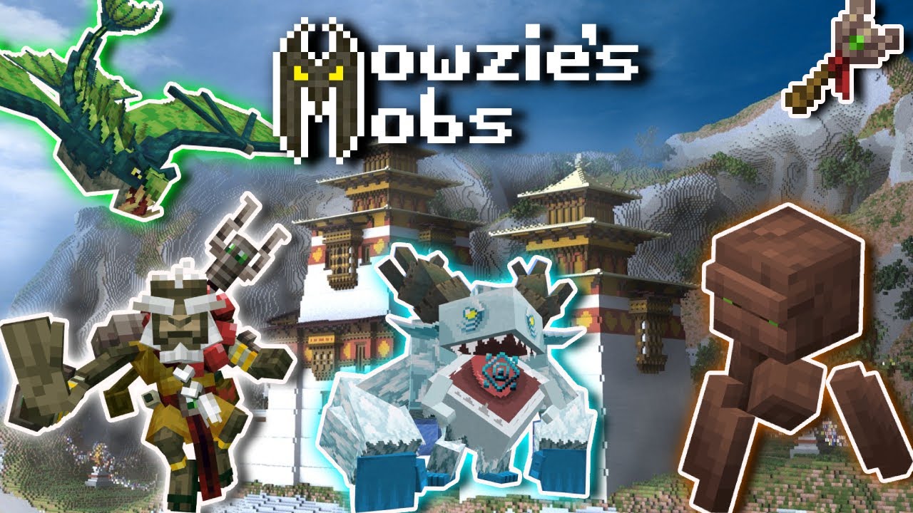 🐵MOWZIE'S MOBS MOD MINECRAFT 1.20.1 ACTUALIZADO🌎 - THE SCULPTOR UPDATE ...