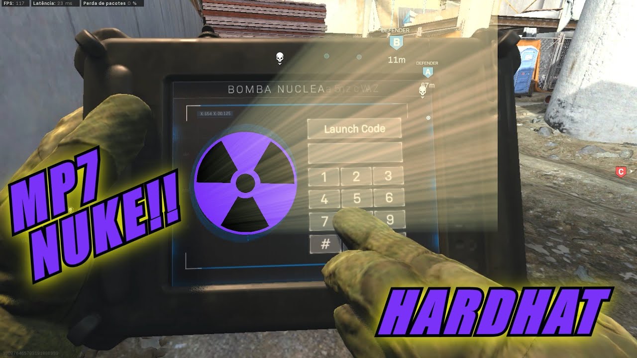 NUKE DE MP7 NA HARDHAT (NOVO MAPA NO COD MW) - YouTube