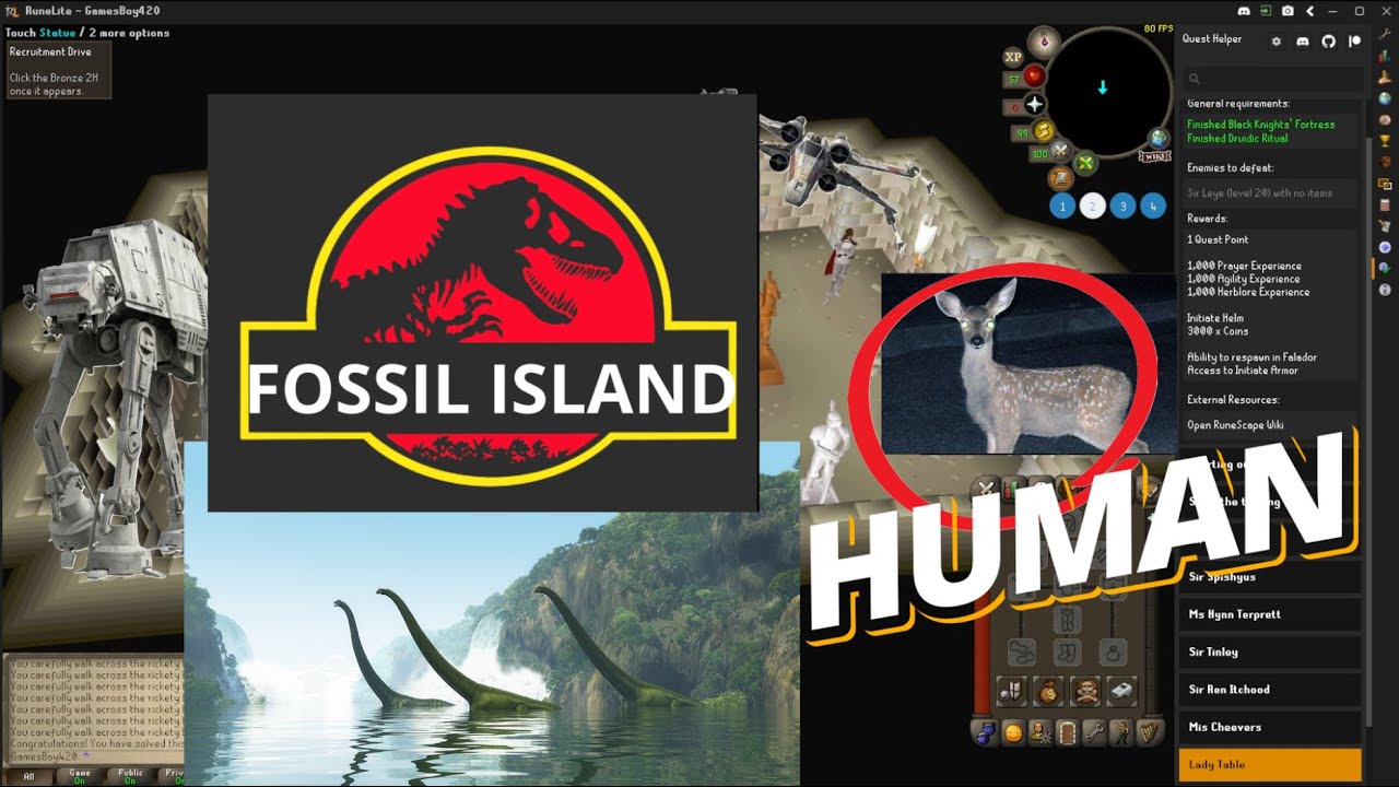 Half way to Fossil Island - OSRS Playthrough #13 - YouTube