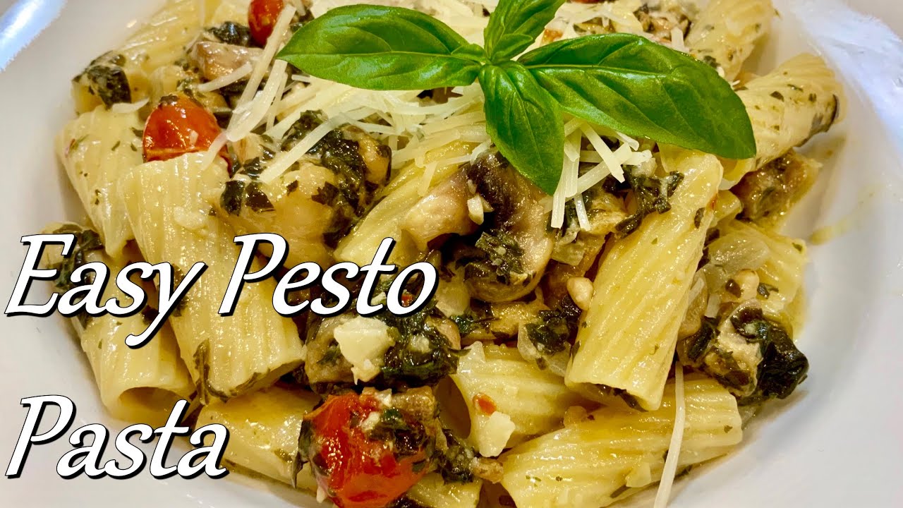 Easy Chicken Basil Pesto Pasta Recipe | Pinoy Flavor - YouTube