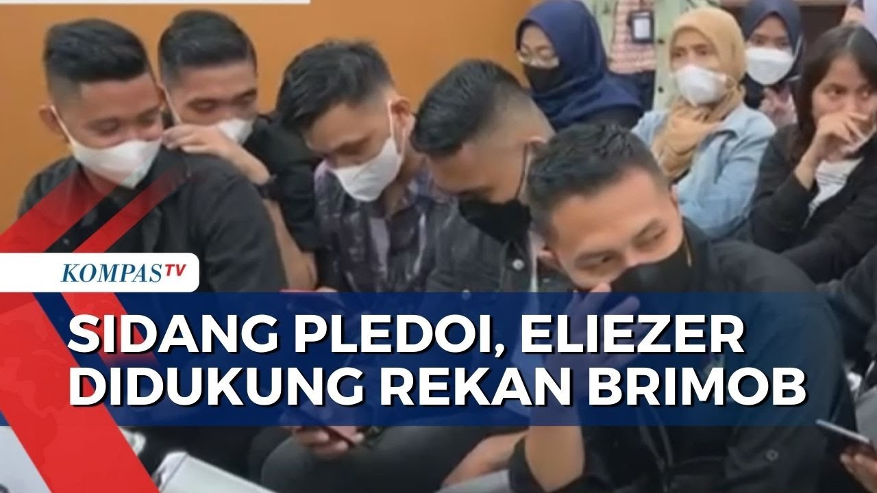 Hadiri Sidang Pledoi di PN Jaksel, Teman Satu Angkatan Brimob Tunjukkan ...