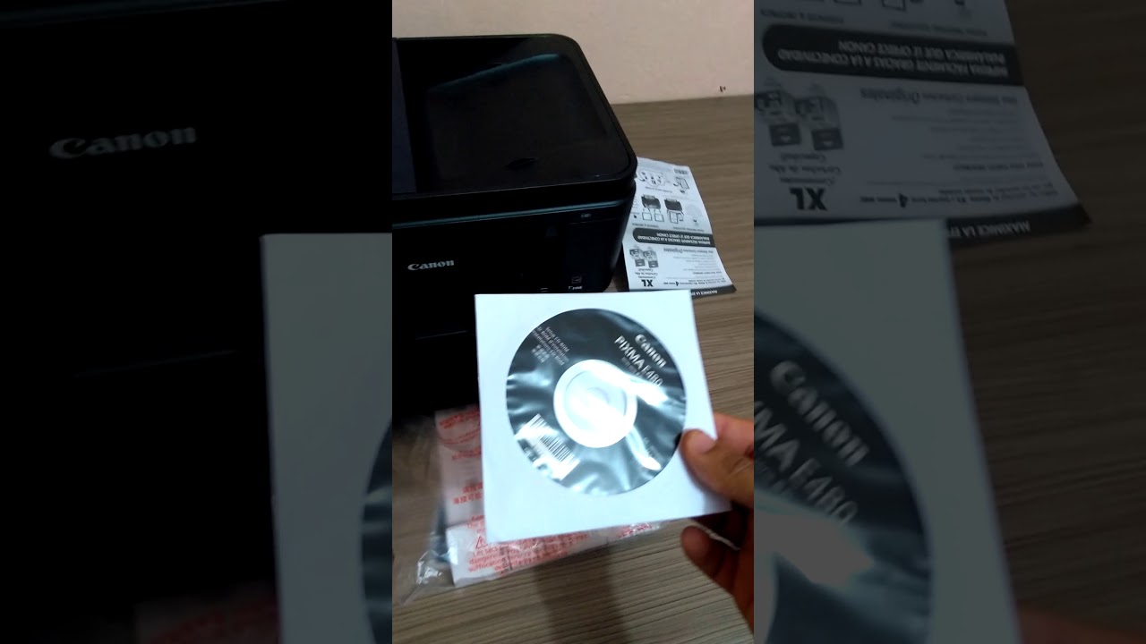 Canon pixma E481 uma pequena demonstração - YouTube