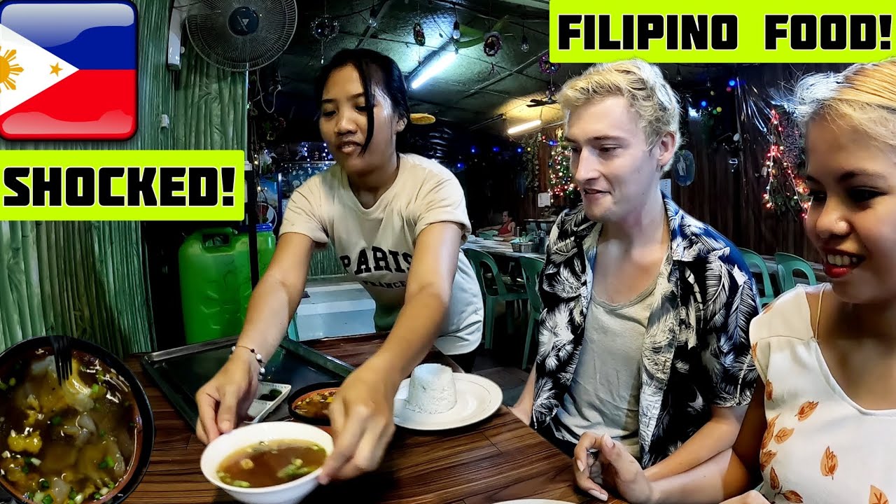 Foreigner SHOCKED by Filipino Restaurant! 🇵🇭 - YouTube