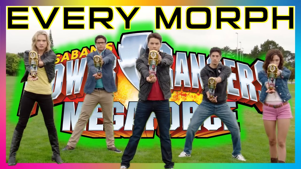 EVERY 'Power Rangers Megaforce' MORPH EVER - YouTube