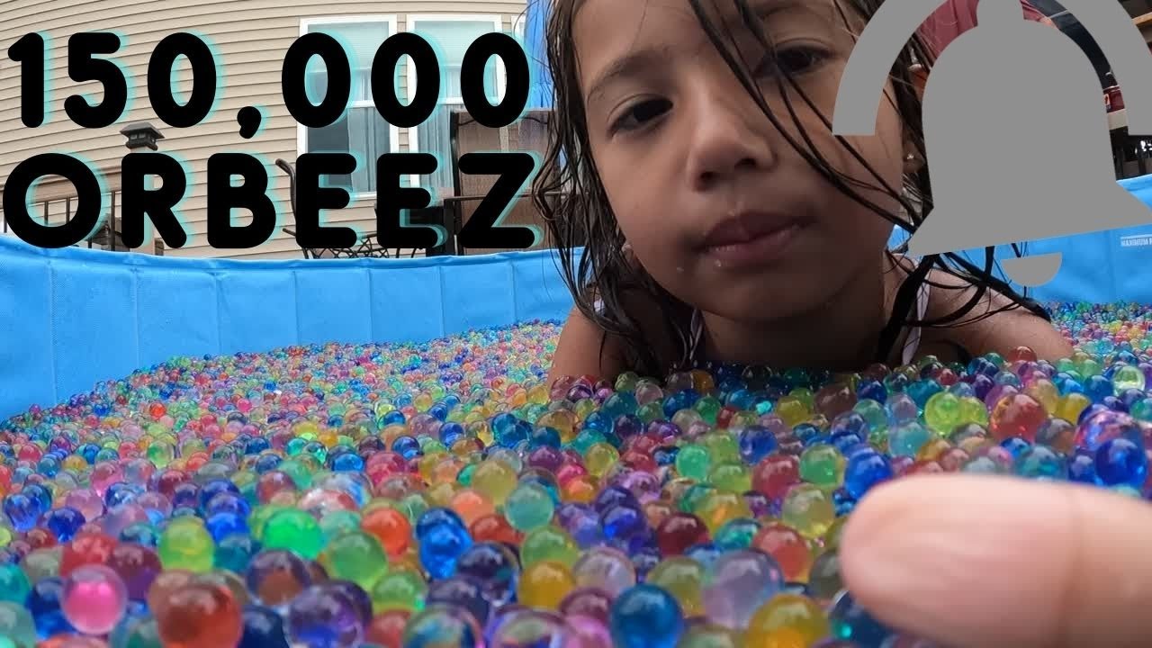 Playing With Orbeez In My Waterslide! #orbeez #waterslide - YouTube