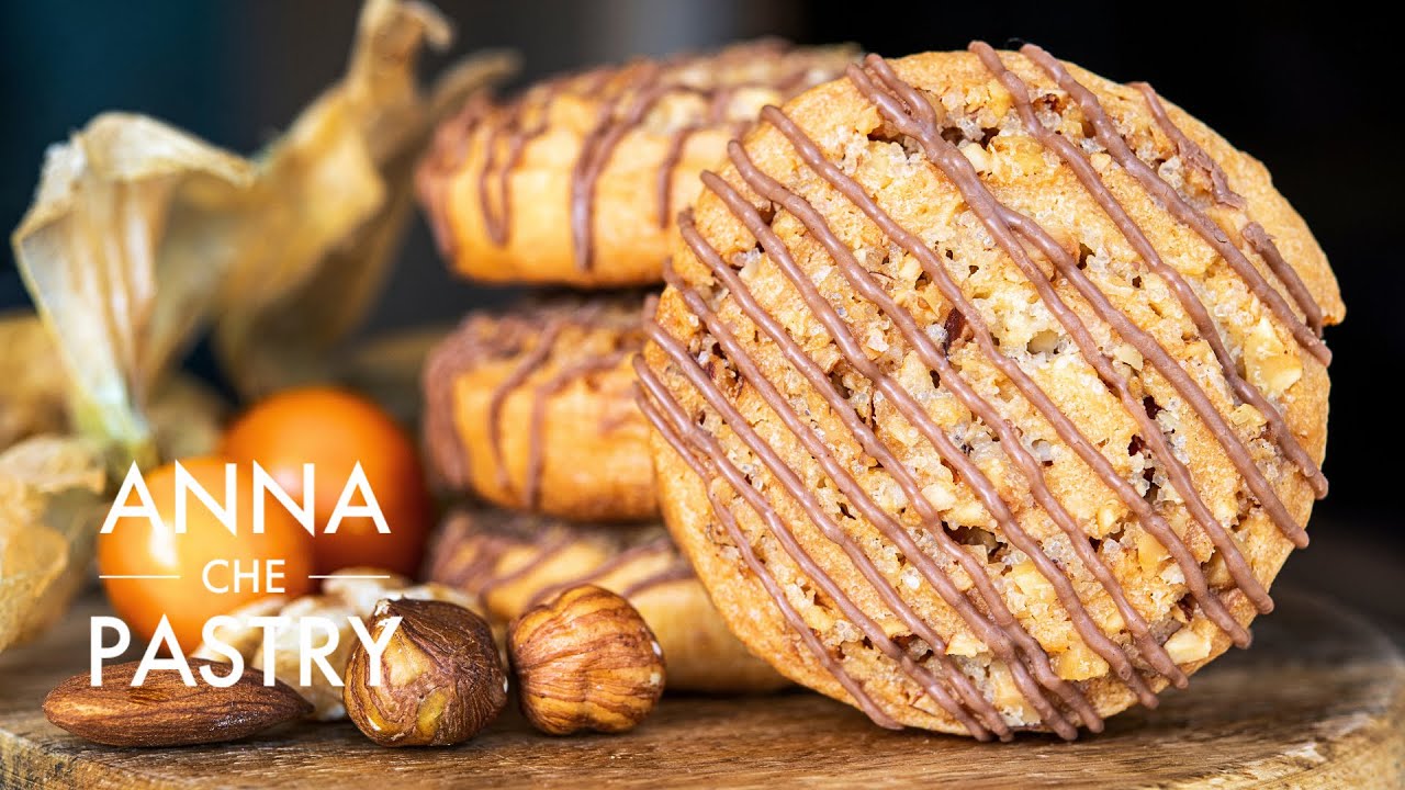 Delicious Nutty Cookies: A Perfect Blend of Flavor and Crunch! - YouTube