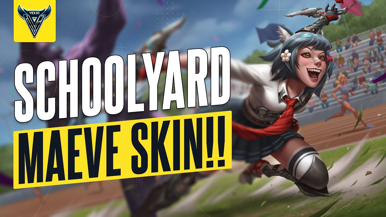 NEW MAEVE SKIN - Schoolyard Maeve | Paladins PTS - YouTube