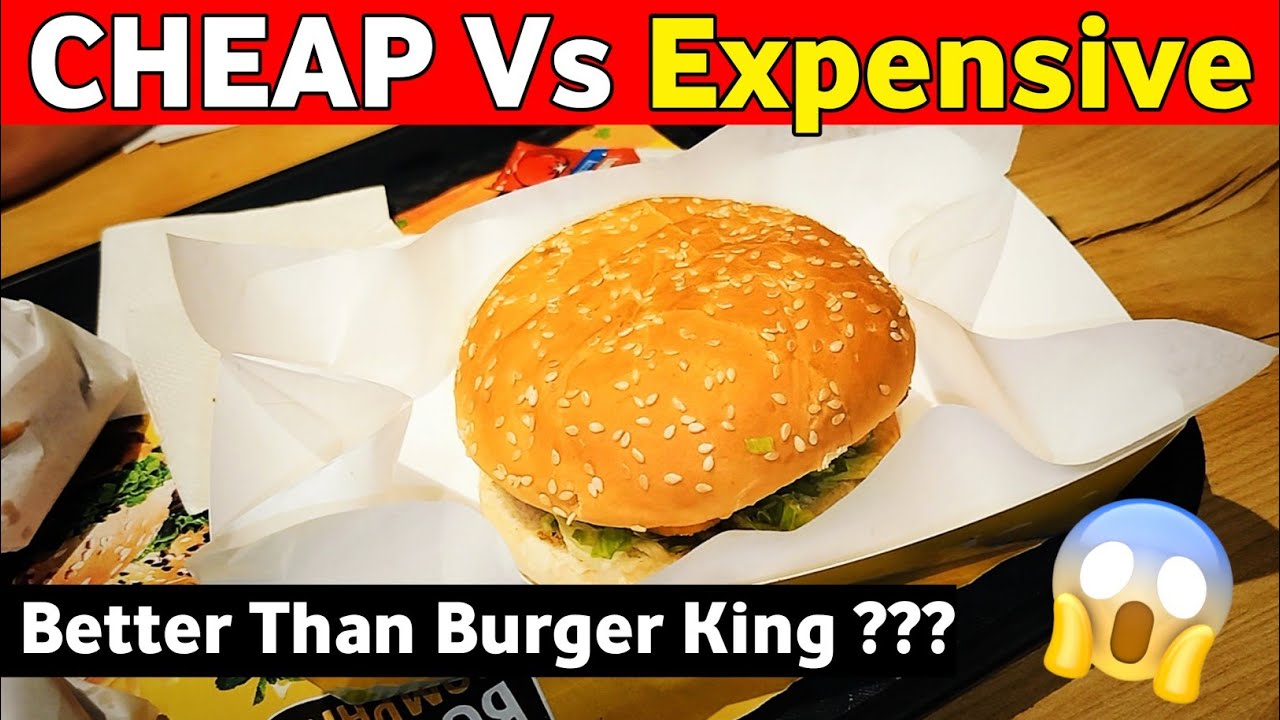 Cheap Vs Expensive Burger Challenge 😱 || Shiv EatZz - YouTube