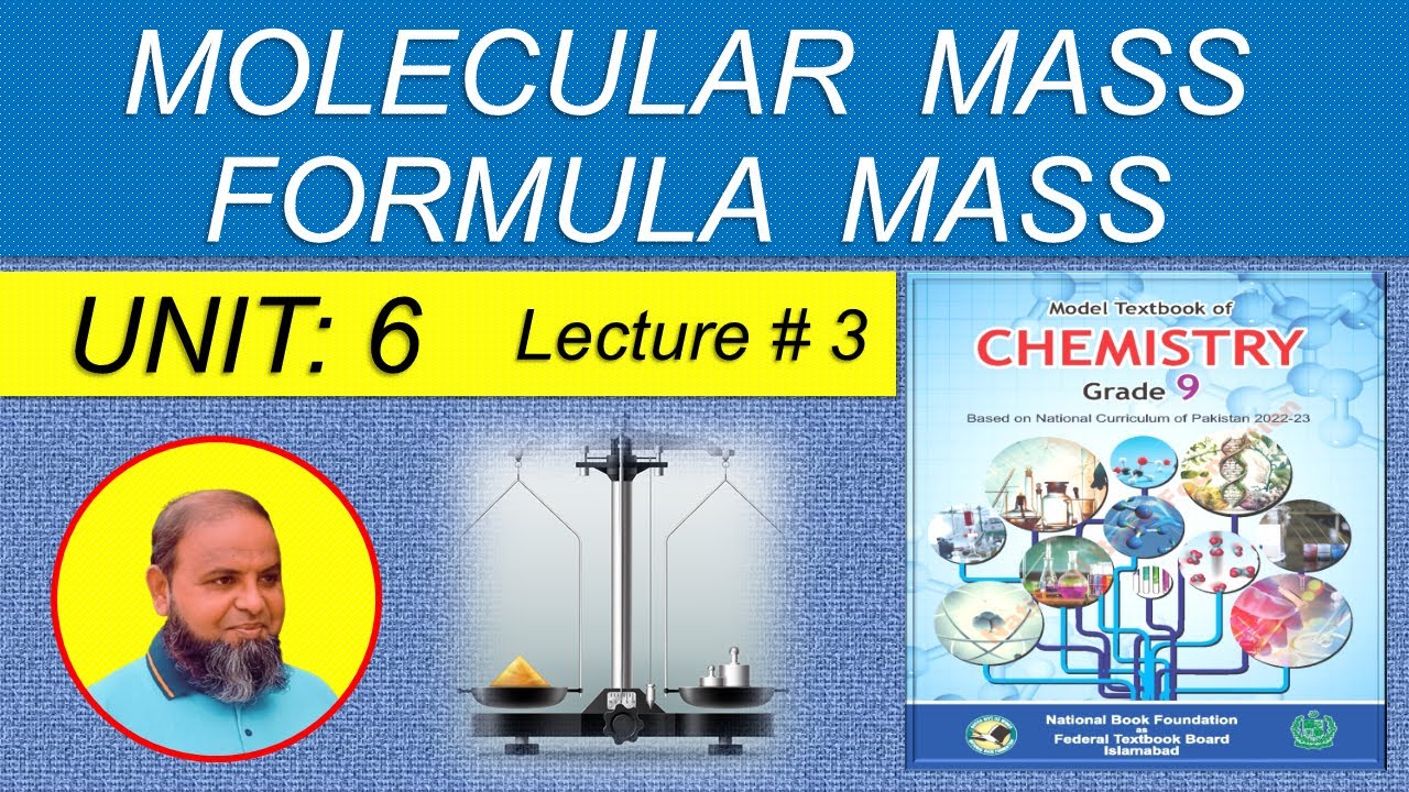 Molecular mass, Formula mass, Stoichiometry, Class 9 chemistry chapter ...