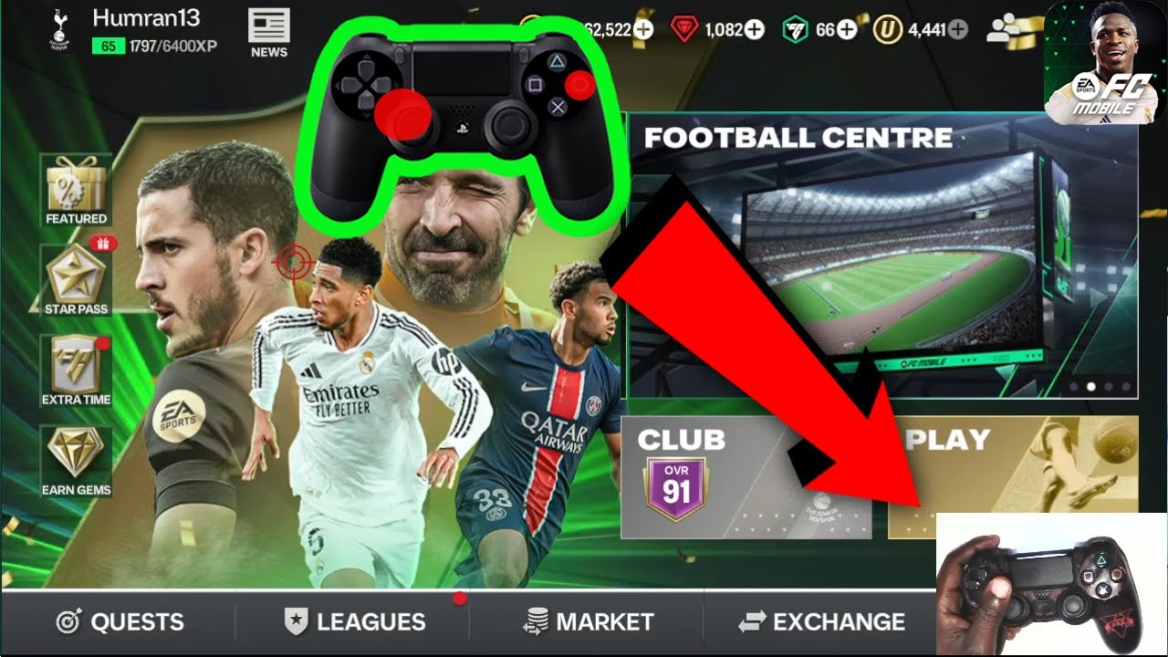 Playing FC Mobile 24 With a Controller! Day Gameplay - YouTube