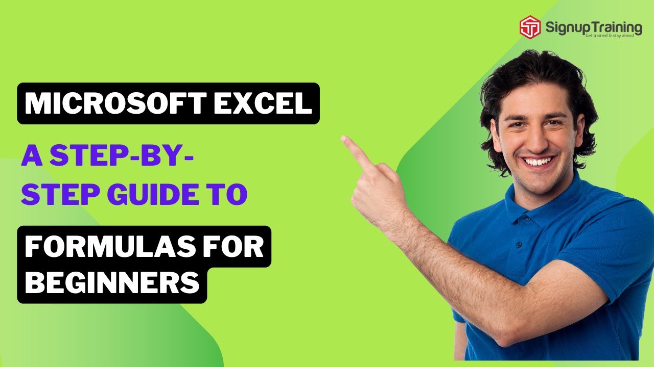 Microsoft Excel: A Step-by-Step Guide to Formulas for Beginners - YouTube
