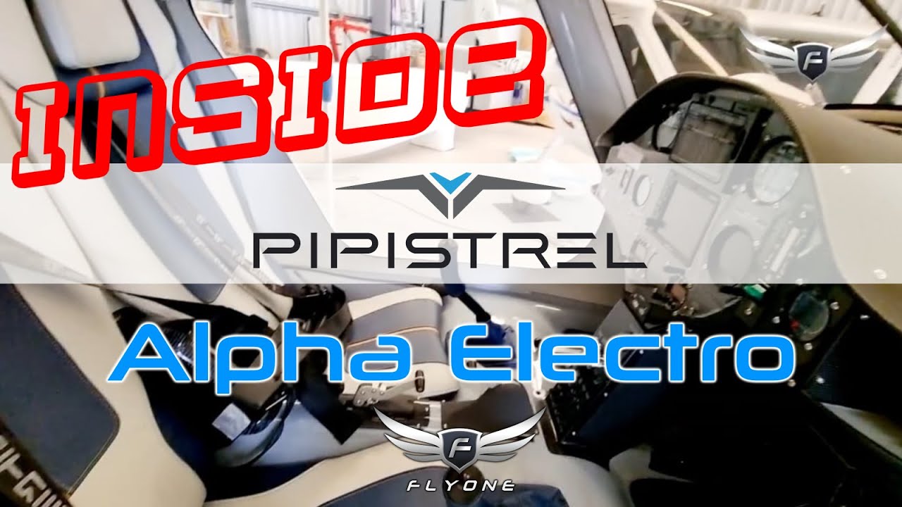 Take a tour of the cockpit of a Pipistrel Alpha Electro electric plane ...