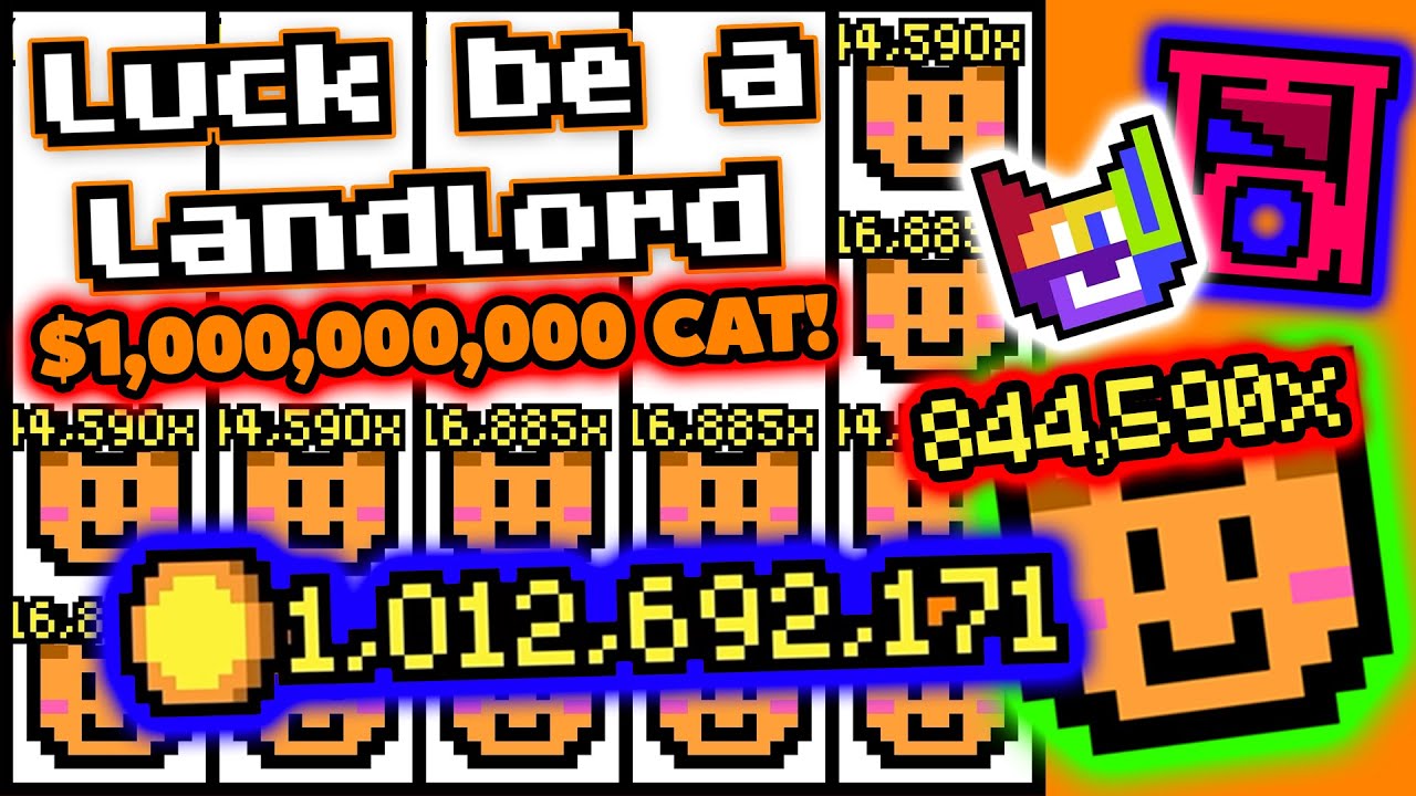 I Made BILLIONS of Dollars Using Cats... (Luck Be a Landlord) - YouTube