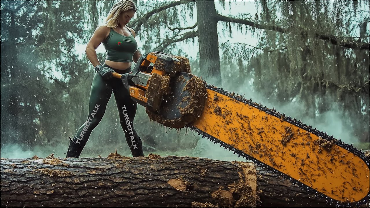 Extreme Logging Trucks | Extreme Dangerous Fastest Big Chainsaw Cutting ...