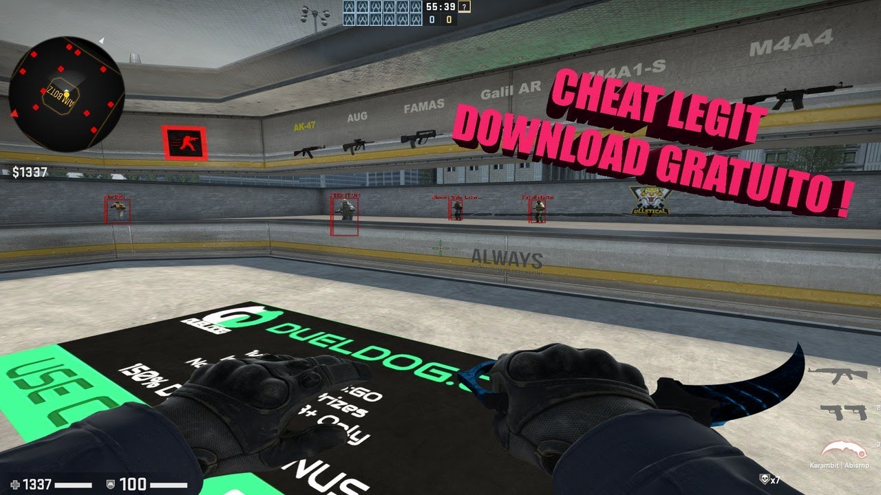 CS:GO HACK LEGIT GRATIS ATUALIZADO 2021INDETECTÁVEL AIMBOT WALLHACK ...