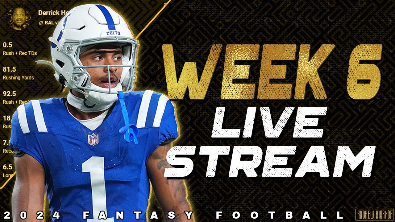Week 6 Live Stream Q&A - 2024 Fantasy Football - YouTube
