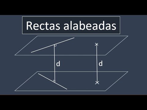 Criterios para hallar la distancia entre dos rectas alabeadas o ...