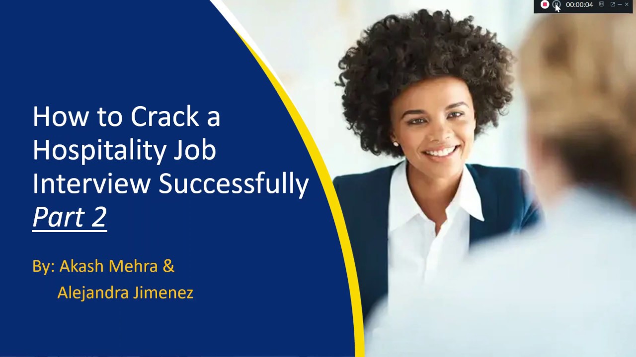 How To Crack a Hospitality Job Interview Successfully - 2nd Part - YouTube