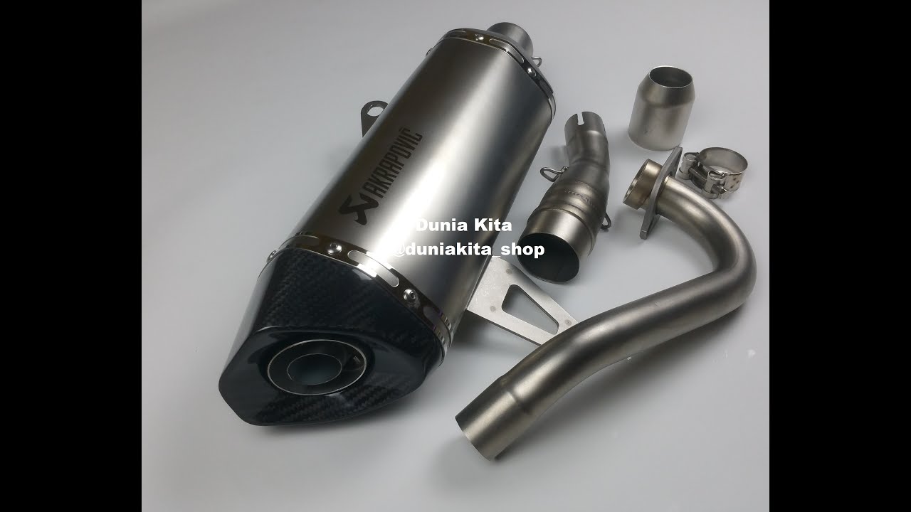 Knalpot Akrapovic Xmax Thailand - YouTube