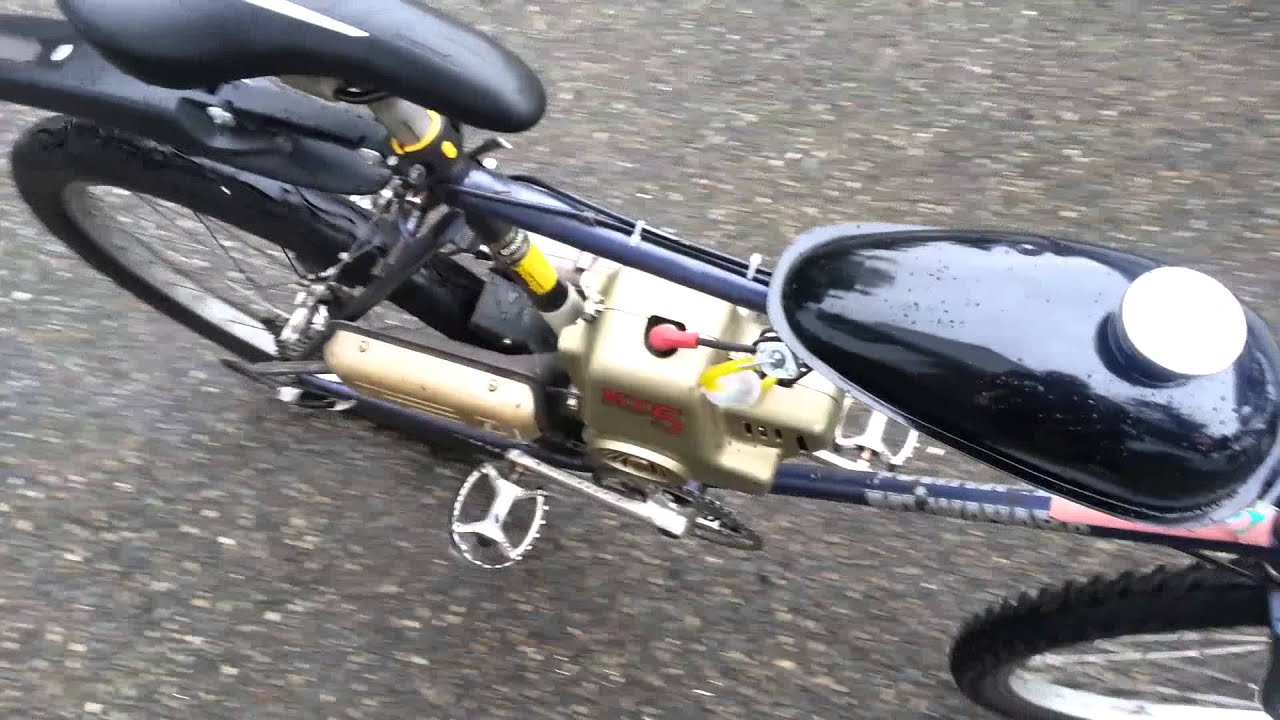 Mx5 superbike 33.6 cc motorized bike - YouTube