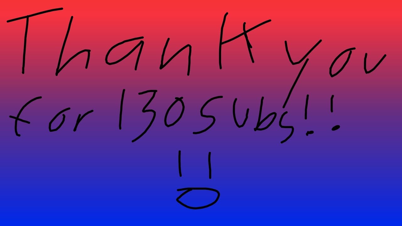 Thank you for 130 Subscribers - YouTube
