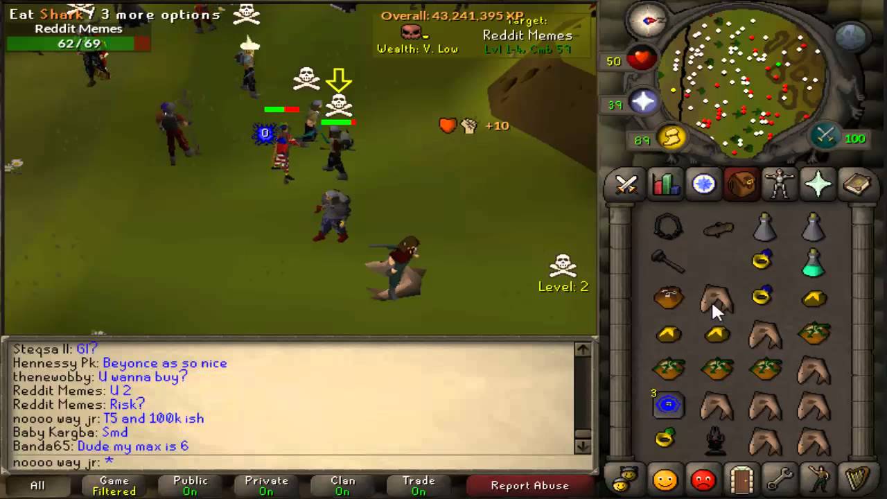[OSRS] obby pure pking #2 - YouTube