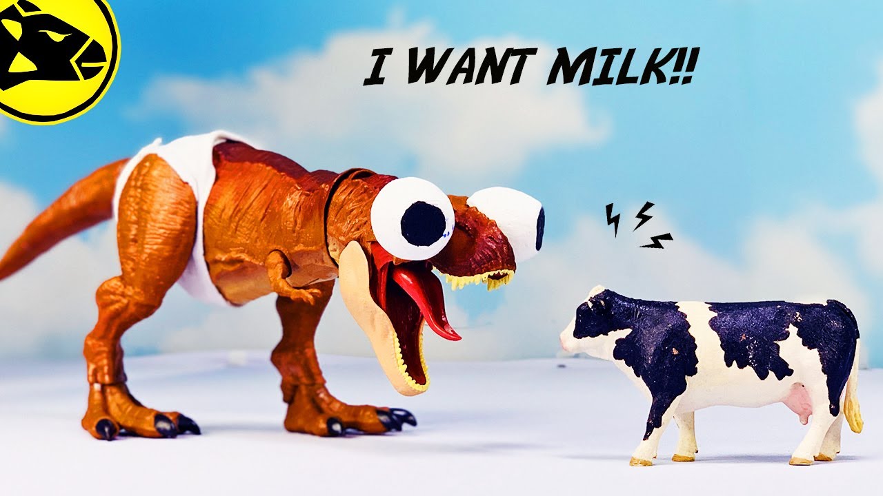 Baby Trex Wants Cow's Milk - YouTube