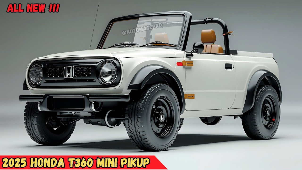 The 2025 Honda T360: Packed with Features | Retro Style | Compact Truck - YouTube