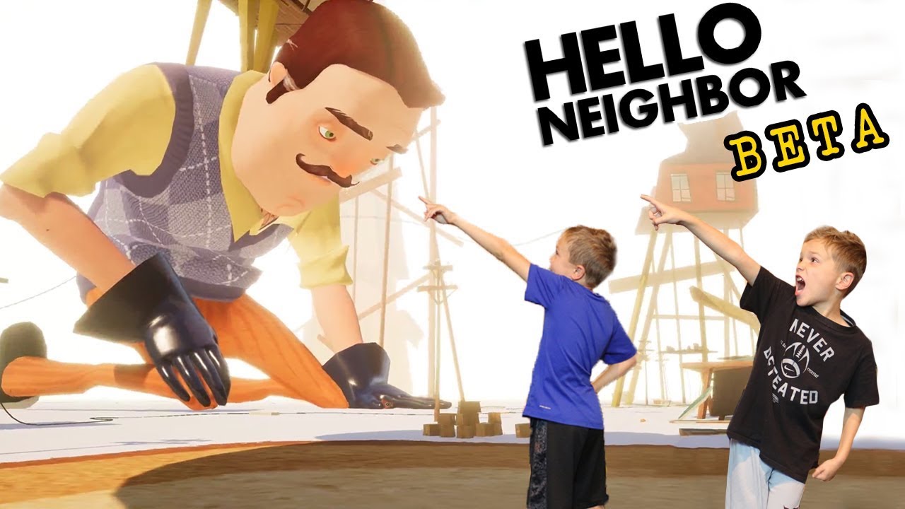 BIG BOSS FIGHT! Hello Neighbor Beta 3 Ending Jumpscare - YouTube